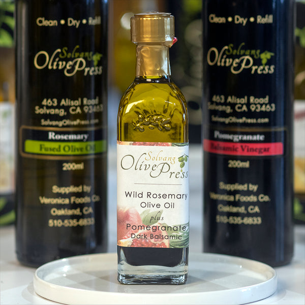 Pomegranate Balsamic plus Milanese Olive Oil 60 ML – Solvang Olive Press